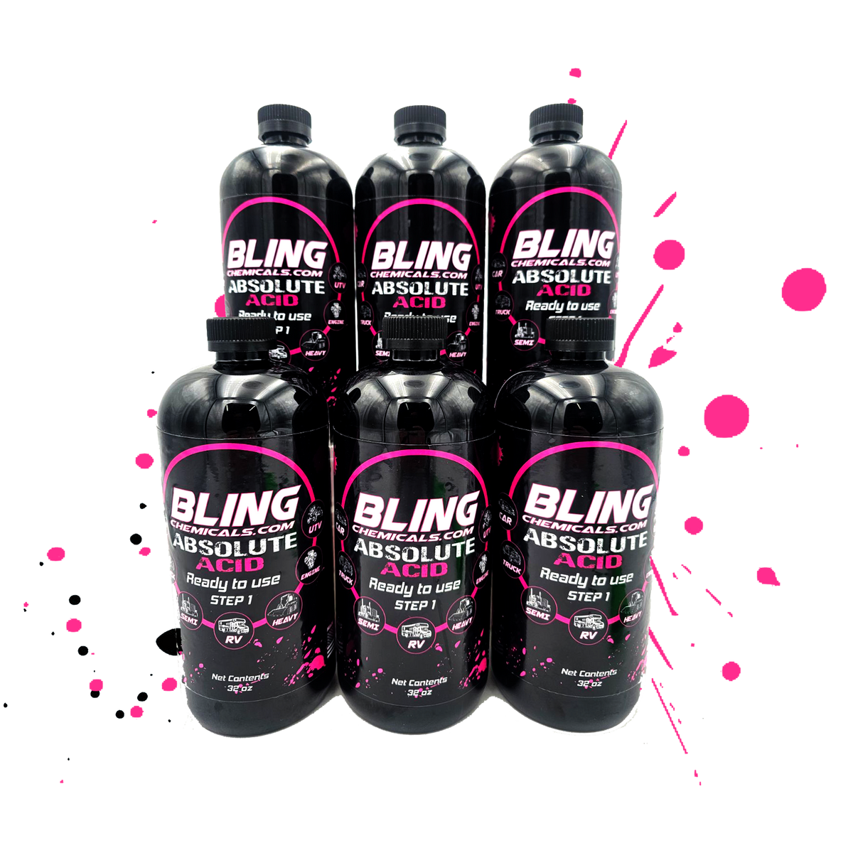 Absolute Acid Wheel Cleaner - Rust Remover | Bling Chemicals