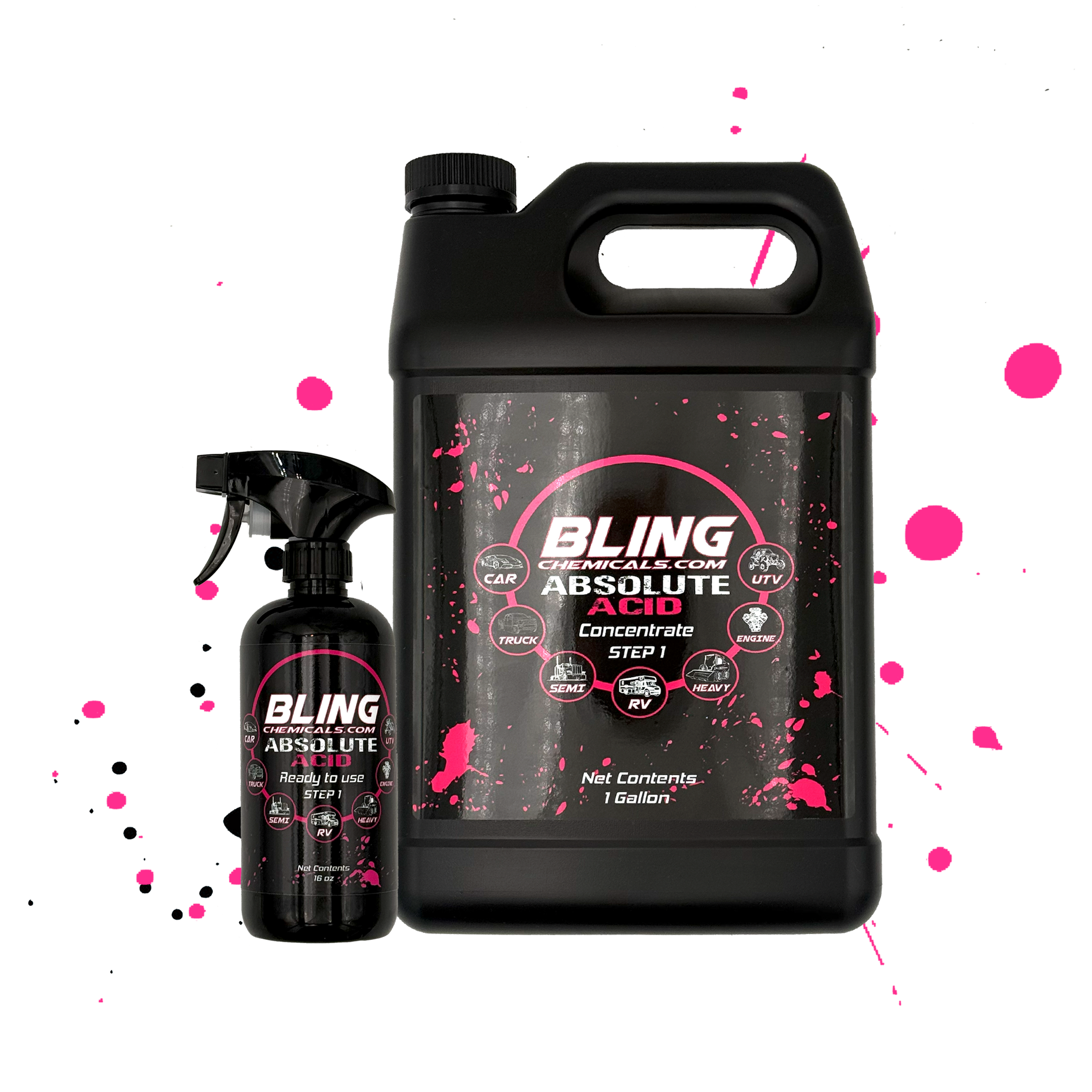 Absolute Acid Wheel Cleaner - Rust Remover | Bling Chemicals