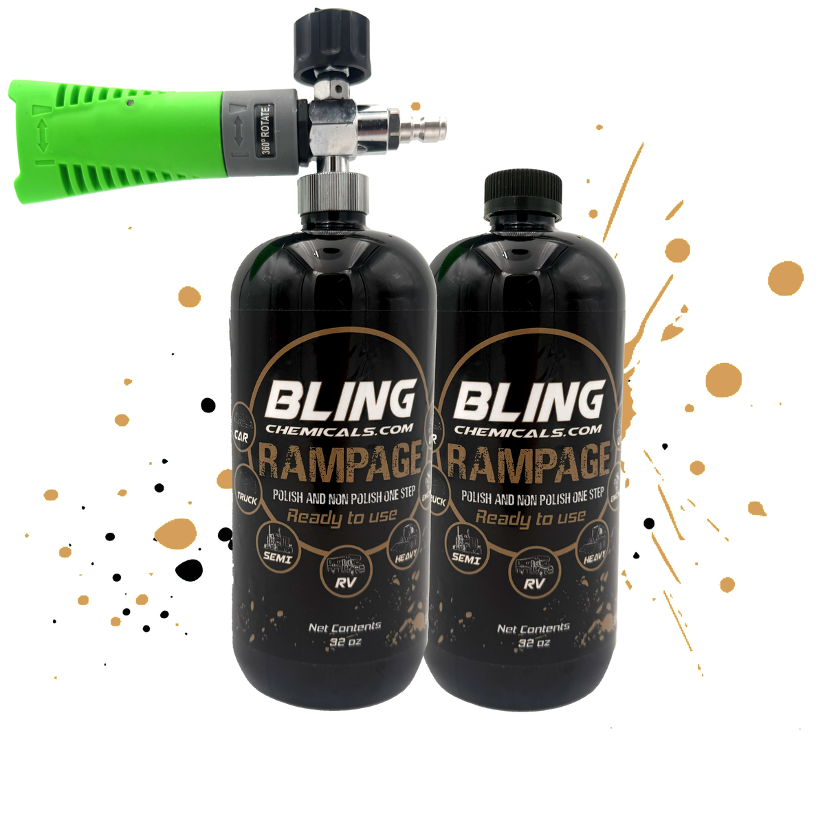 Rampage One-Step Car Wash - Polish Safe | Bling Chemicals