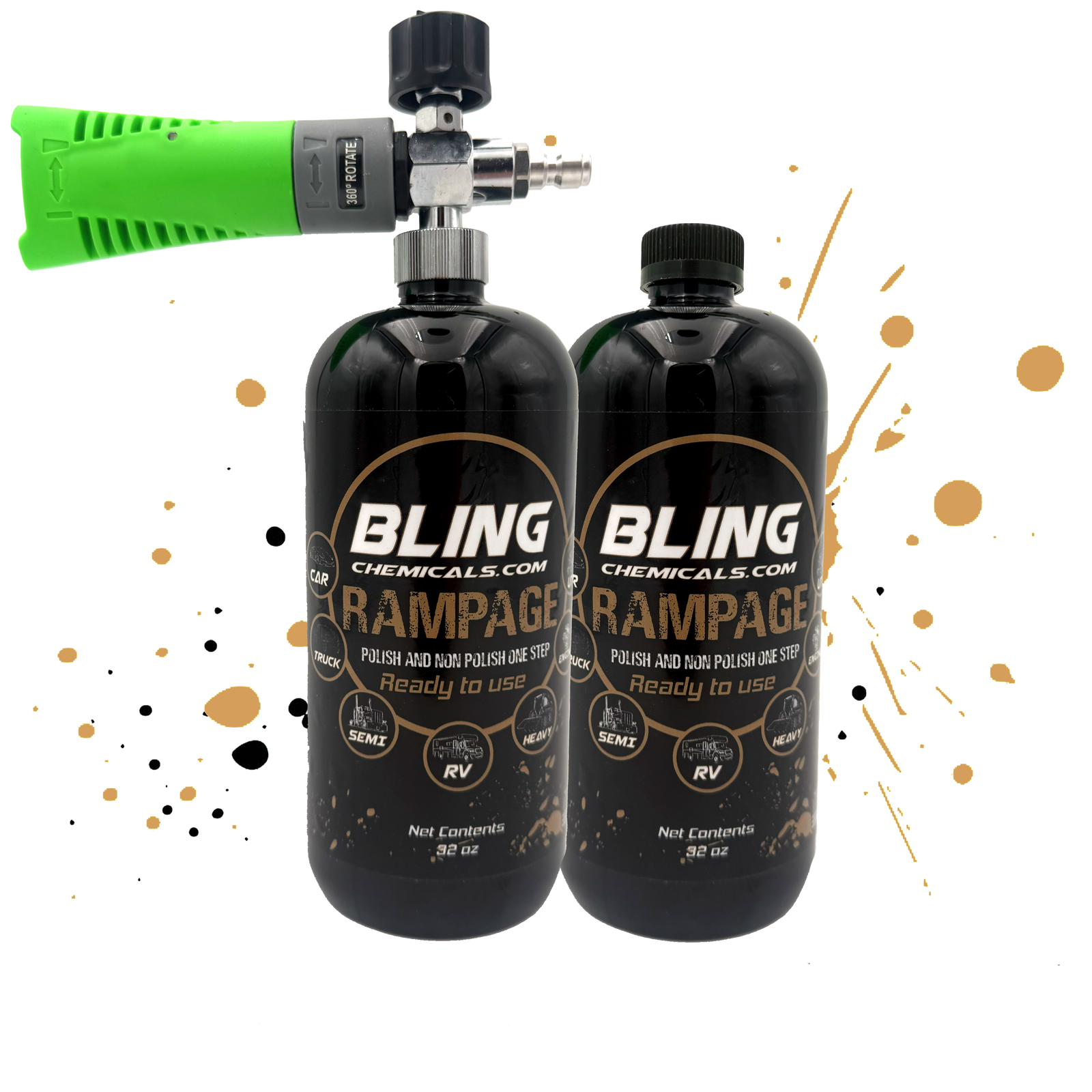 Rampage One-Step Car Wash - Polish Safe | Bling Chemicals
