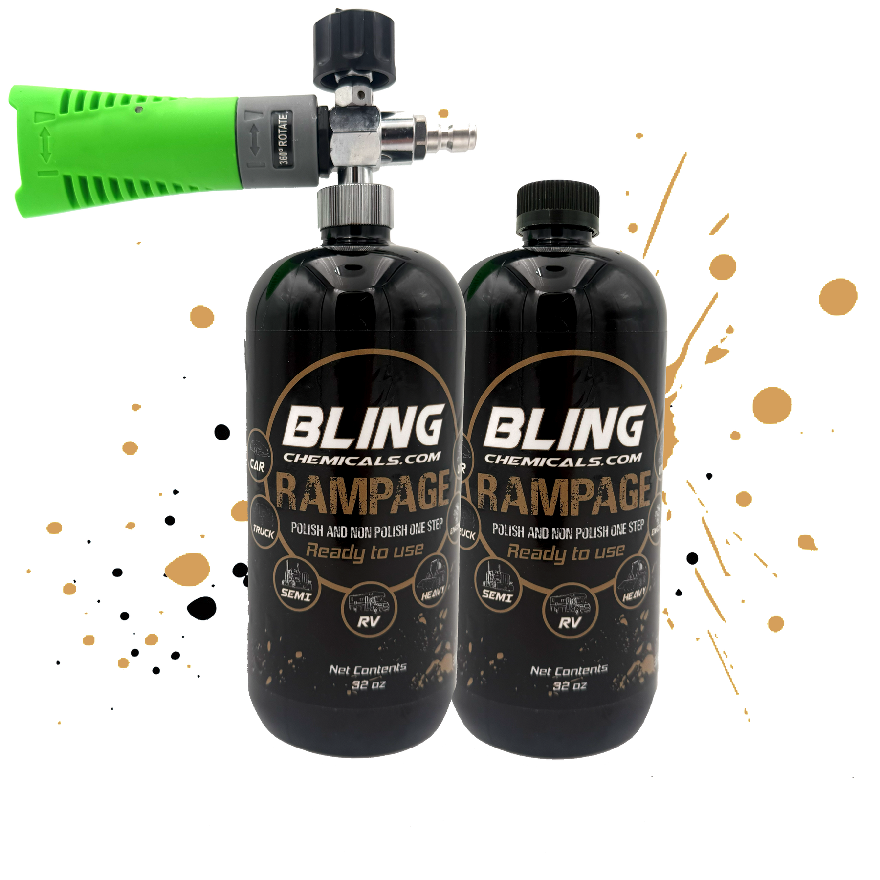 Rampage One-Step Car Wash - Polish Safe | Bling Chemicals