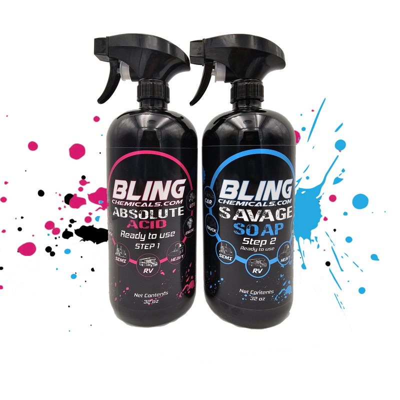 2-Step Touchless Car Wash Soap - Bling Chemicals